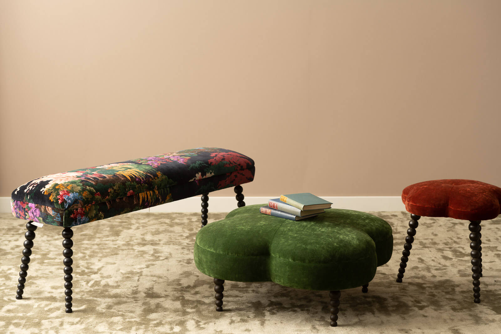 Clover Ottoman | Handcrafted Foot Stool | John Sankey