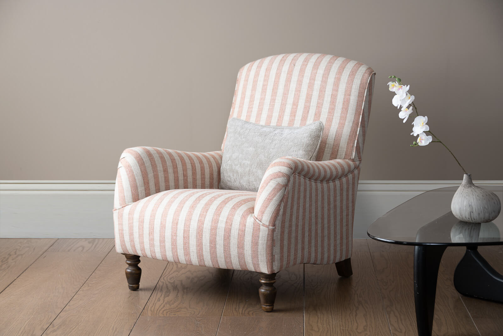 Peppy Chair | A Traditional High Back Armchair | John Sankey