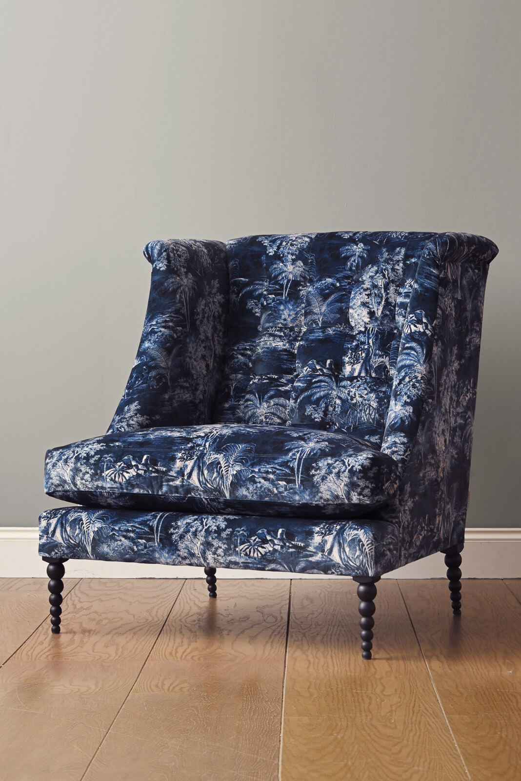 Boodle High Back Chair | Back Buttoned Chair | John Sankey