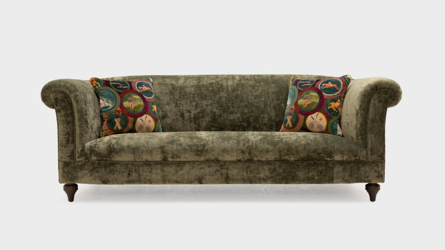 Grand Sofa | Orwell Vintage Velvet Sofa | John Sankey